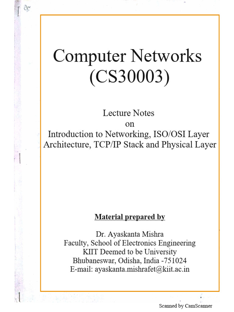 OSI Layer Architecture Overview | PDF | Computer Network | Osi Model