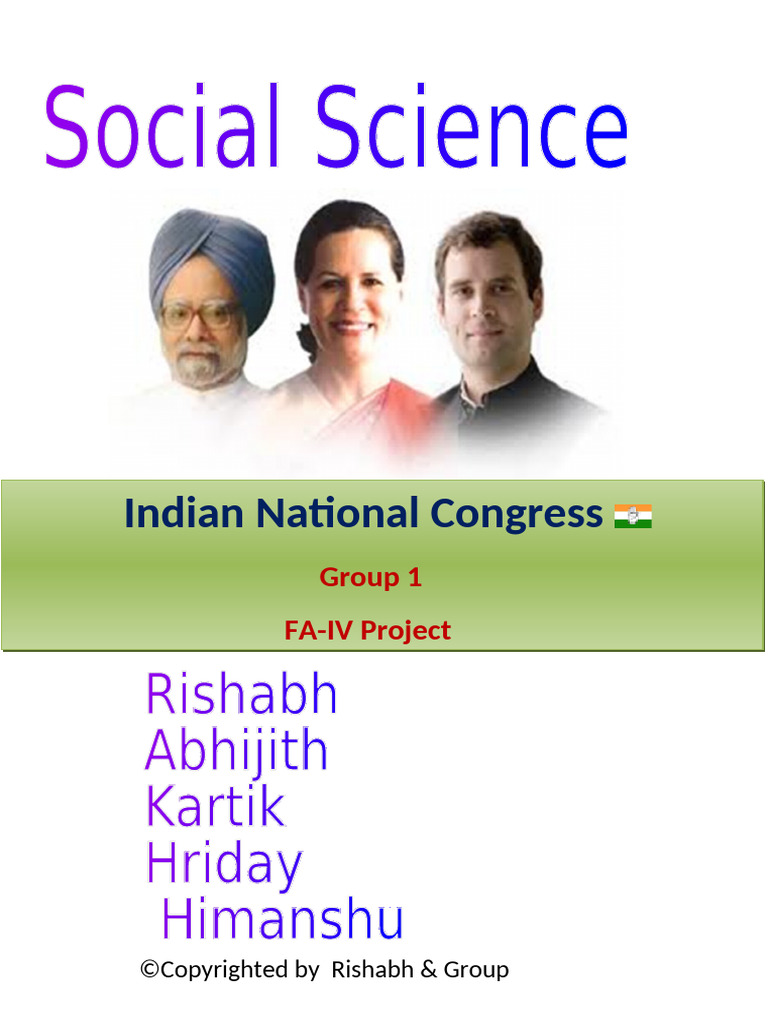 Indian National Congress | PDF | Indian National Congress | British India