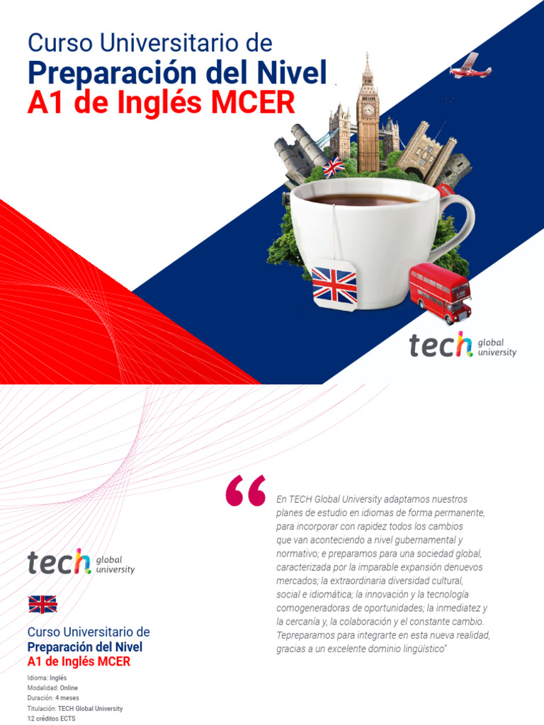 Curso Preparacion Ingles A1 Mcer | PDF | Aprendizaje | Multimedia
