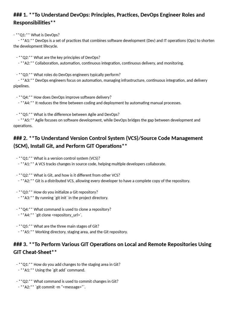 Devop Viva Pratical | PDF | Version Control | Software Engineering