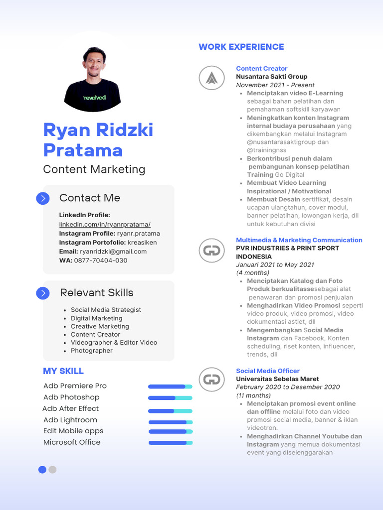 CV Ryan Ridzki Pratama | PDF