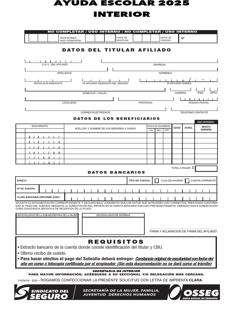 Escolar Interior 25 | PDF