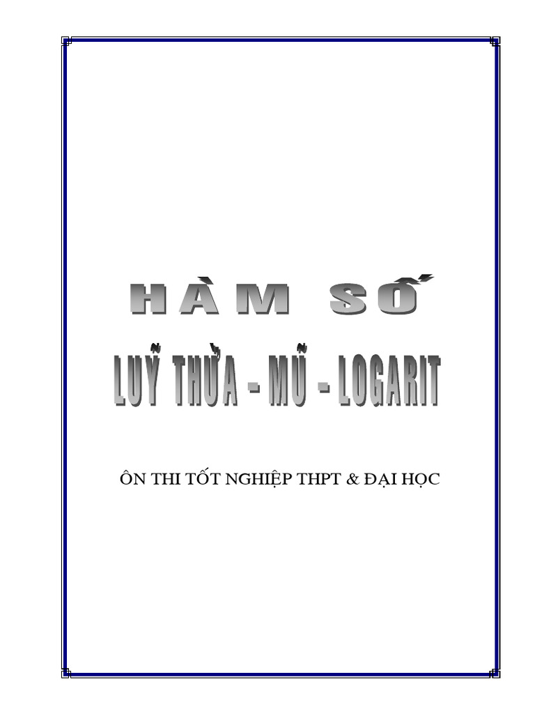 Luy Thua Mu Va Logarit | PDF