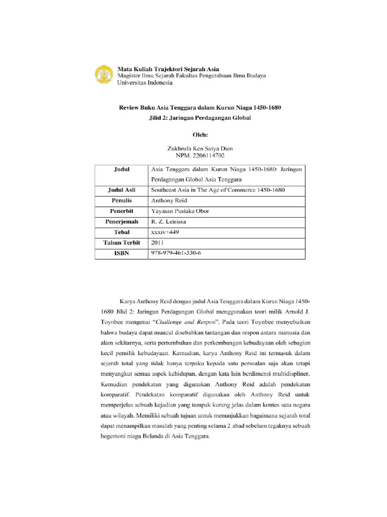 Contoh Review Buku Asteng | PDF