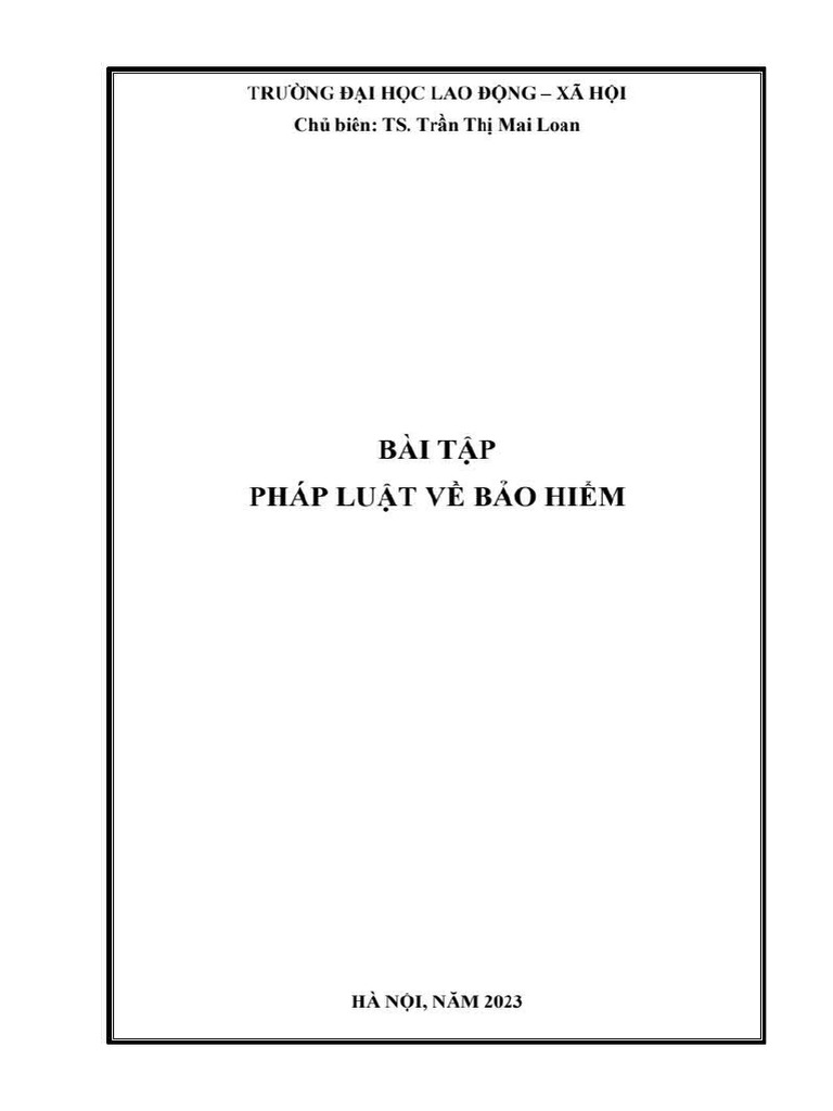 Lk00020 Bai Tap Phap Luat Ve Bao Hiem 1600 PDF.gdrive.vip (1) | PDF