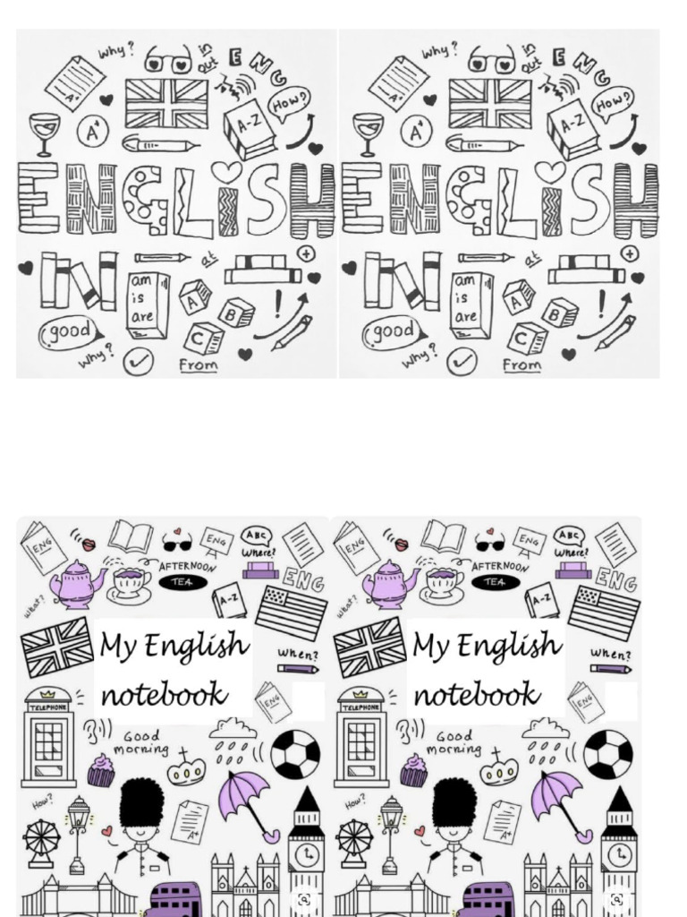 My English Notebook | PDF