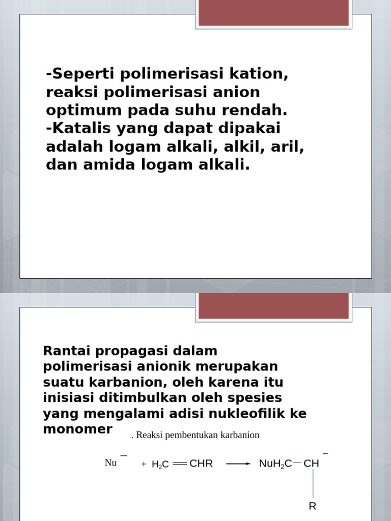 Polimerisasi Kondensasi | PDF