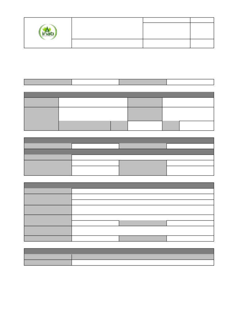Formulario Actualización Pochuta | PDF