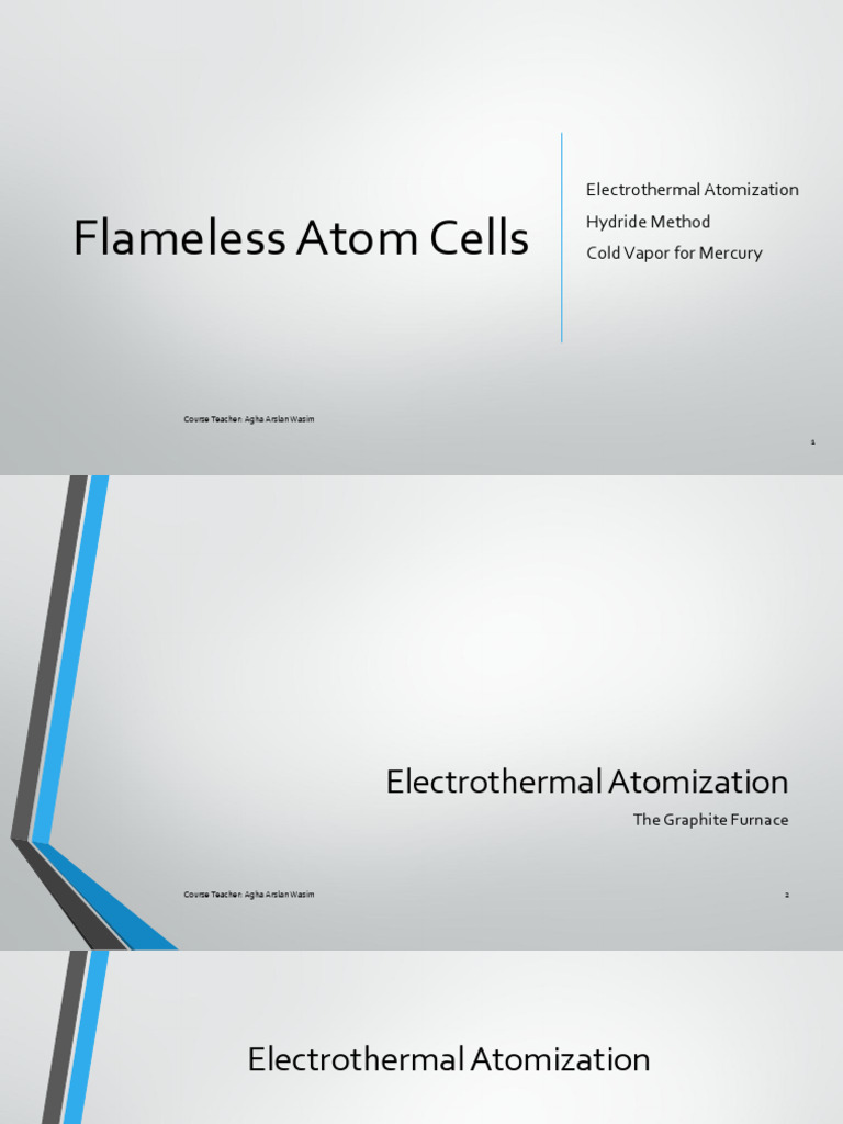 Flameless Atom Cells - Spectral Interferences | PDF | Physical ...