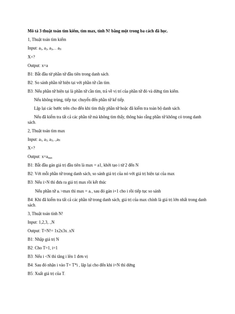 BÀI TẬP CSLT | PDF