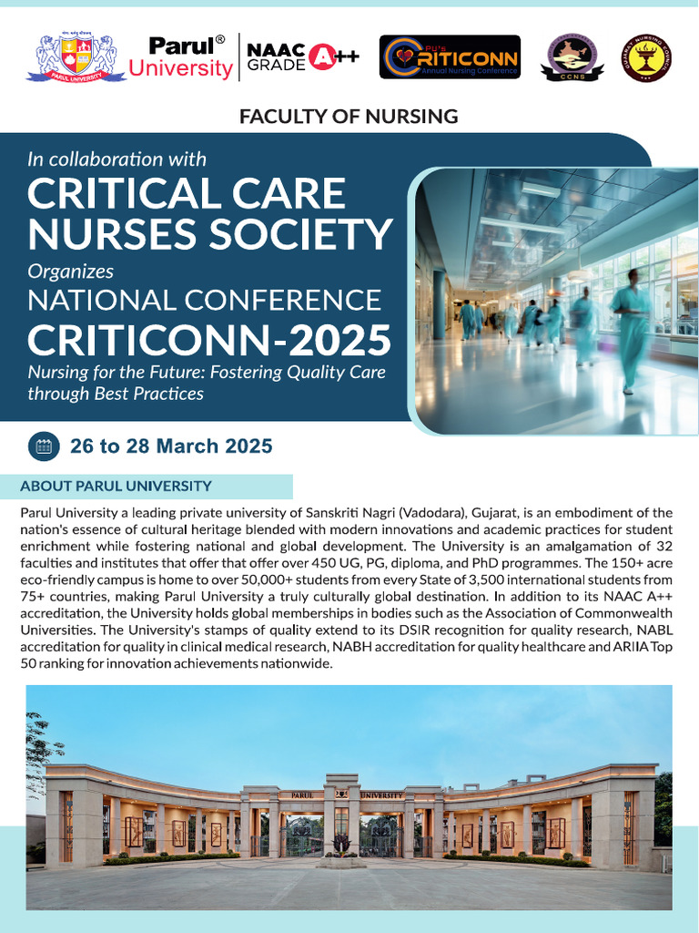 Final Brochure - National Conference CRITICONN 2025 | PDF