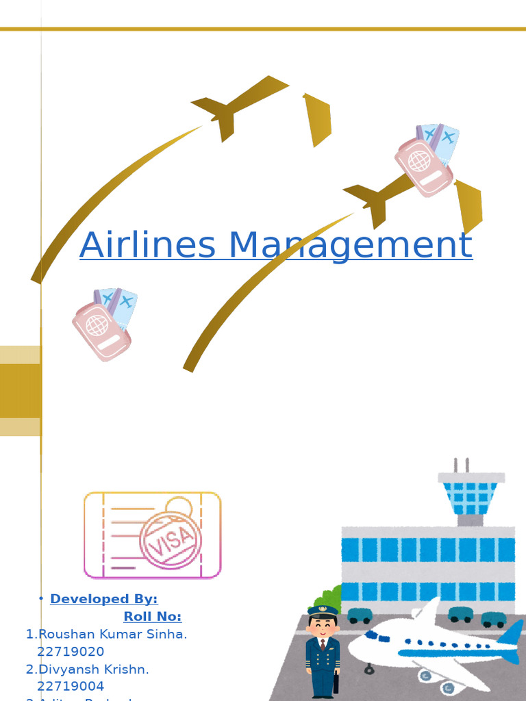 Airline Management System | PDF | Graphical User Interfaces | Usability