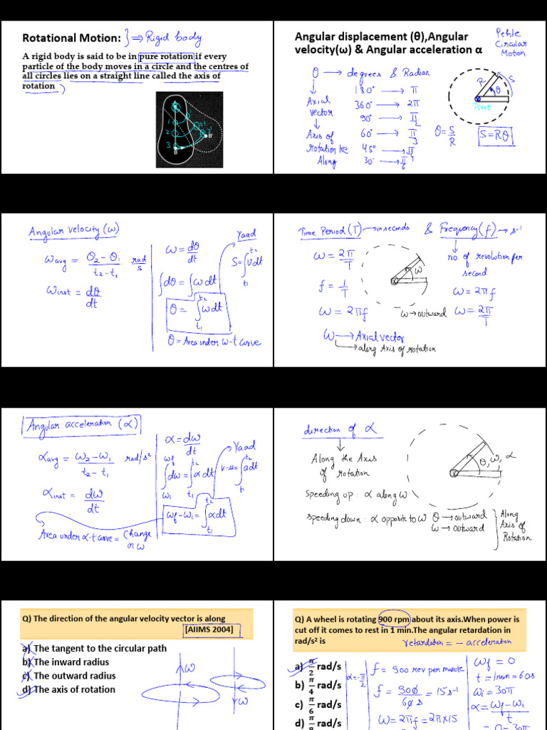 WA0009. Invert | PDF | Rotation Around A Fixed Axis | Angular Momentum
