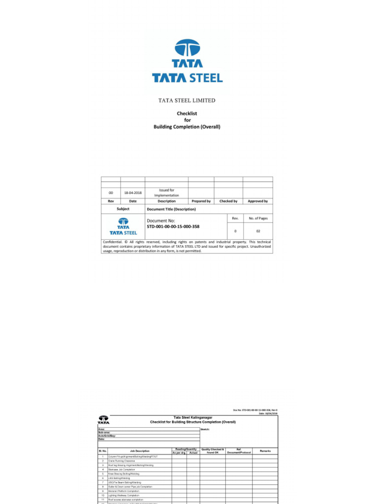 Building Handover Overall | PDF