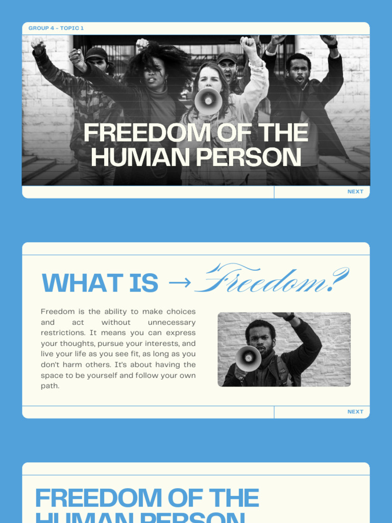 Freedom of The Human Person - 20241007 - 064048 - 0000 | PDF | Liberty ...