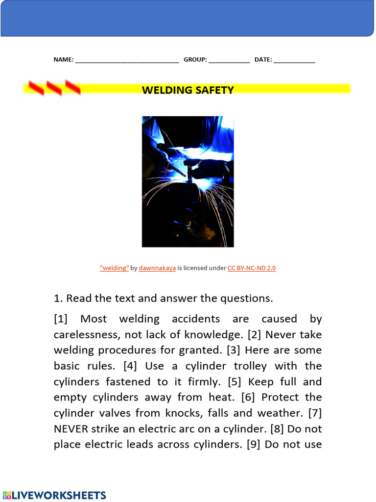 Welding Safety Guidelines and Tips | PDF