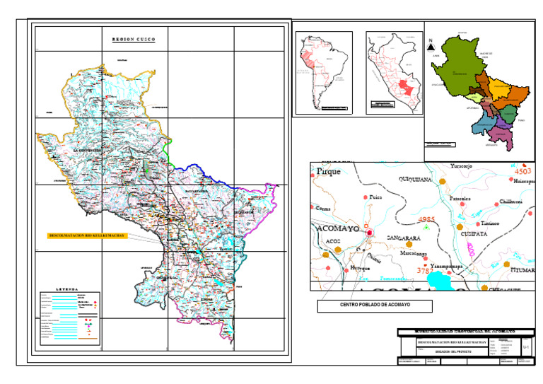 Plano de Ubicacion Acomayo-Ubicacion | PDF
