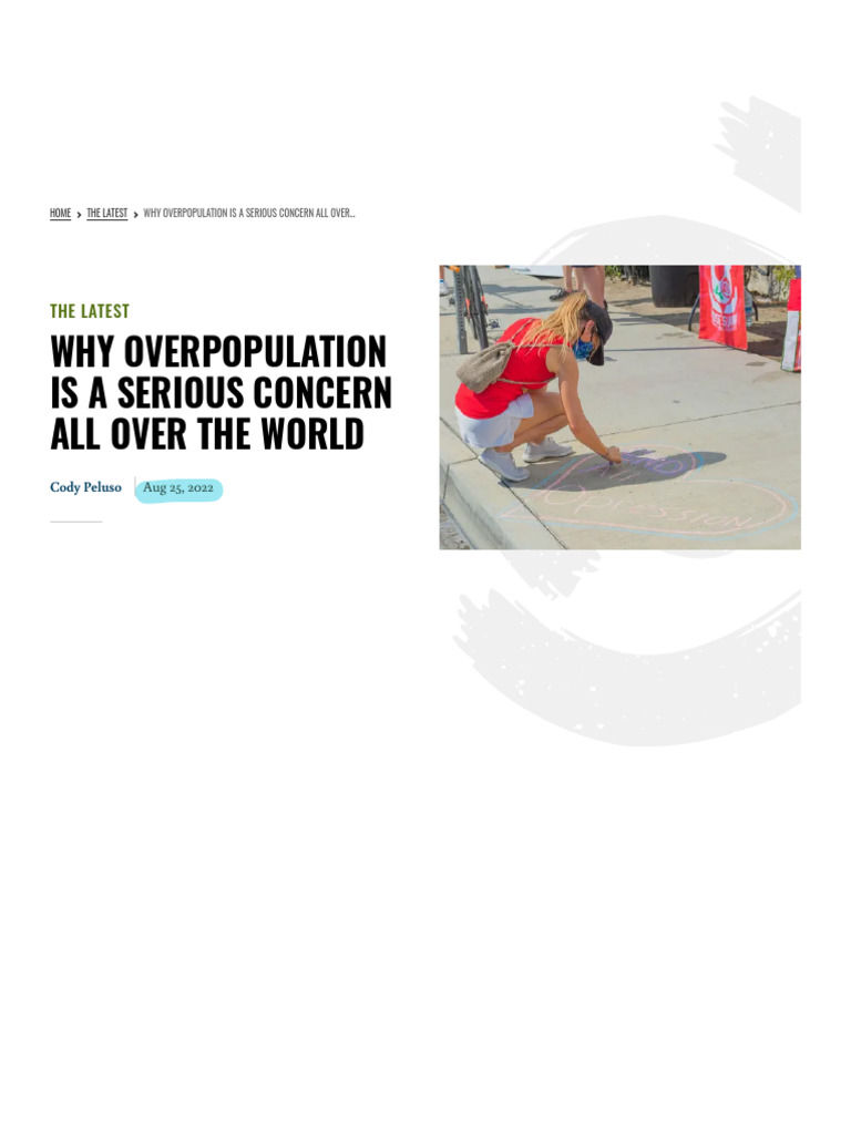 Global Overpopulation: A Growing Crisis | PDF | Human Overpopulation ...