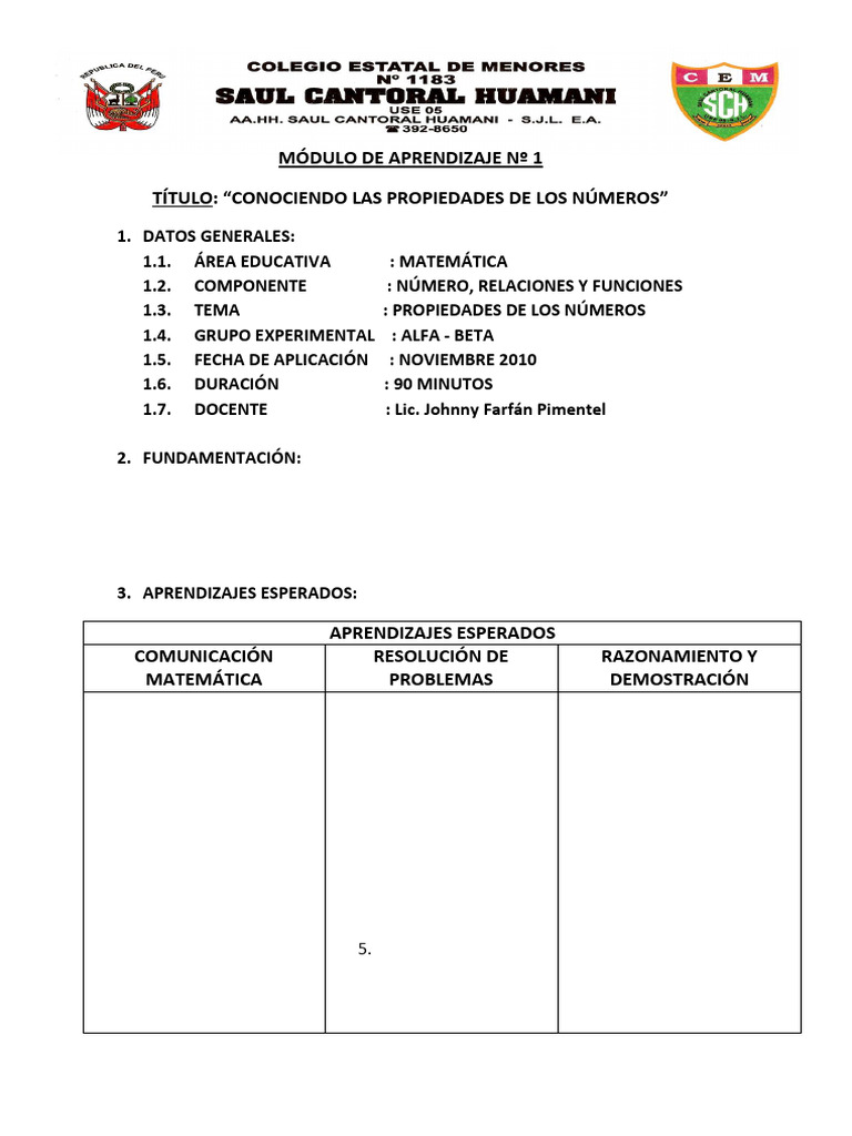 modulo ejemplo | PDF | Triángulo | Aprendizaje
