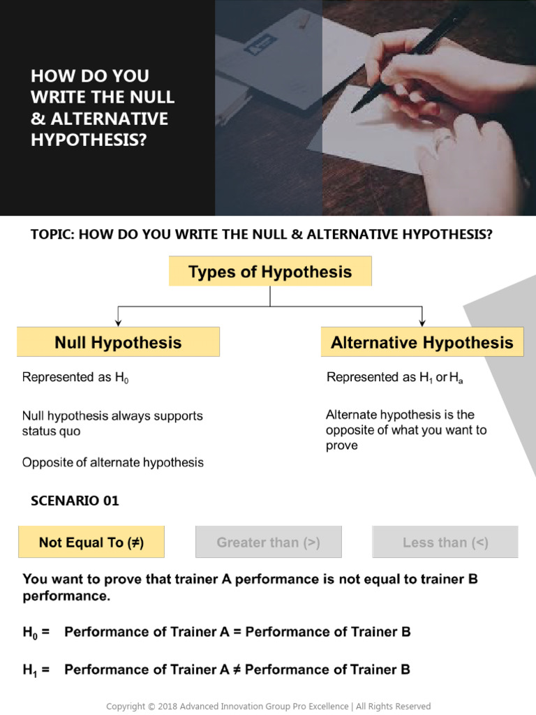 R S46+C284+-+How+do+you+write+the+Null+and+Alternate+Hypothesis | PDF