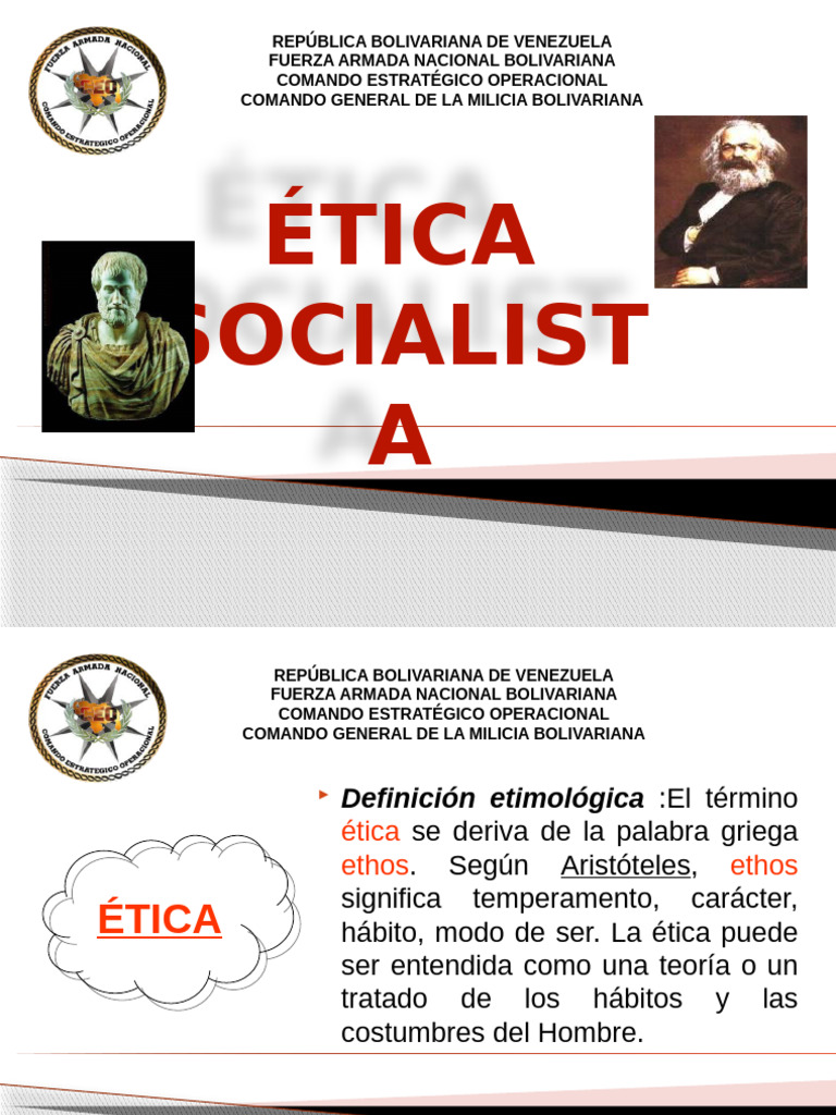 1.- Etica Socialista | PDF | Socialismo | Moralidad