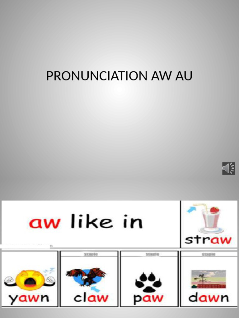 Aw Au Sound | PDF