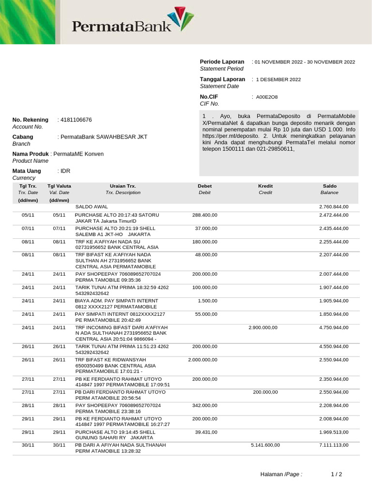 PB Statement CASA Dec22 | PDF