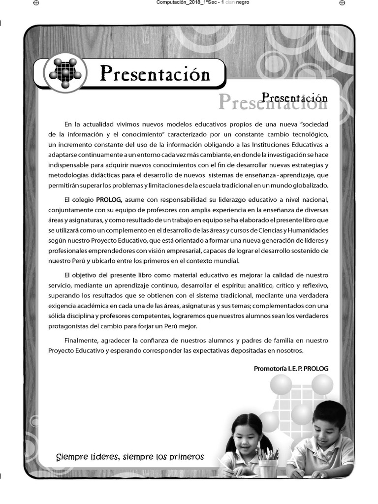 Libro de Computacion - Sec - 1ro | PDF