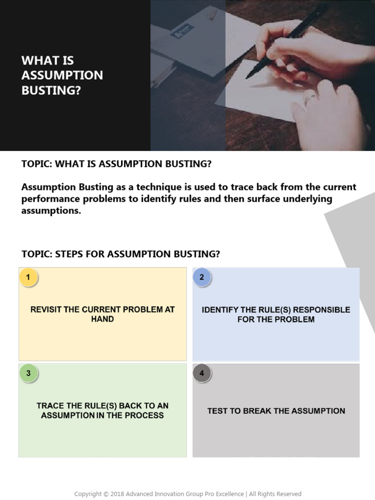 R S64+C368+-+What+is+Assumption+Busting | PDF