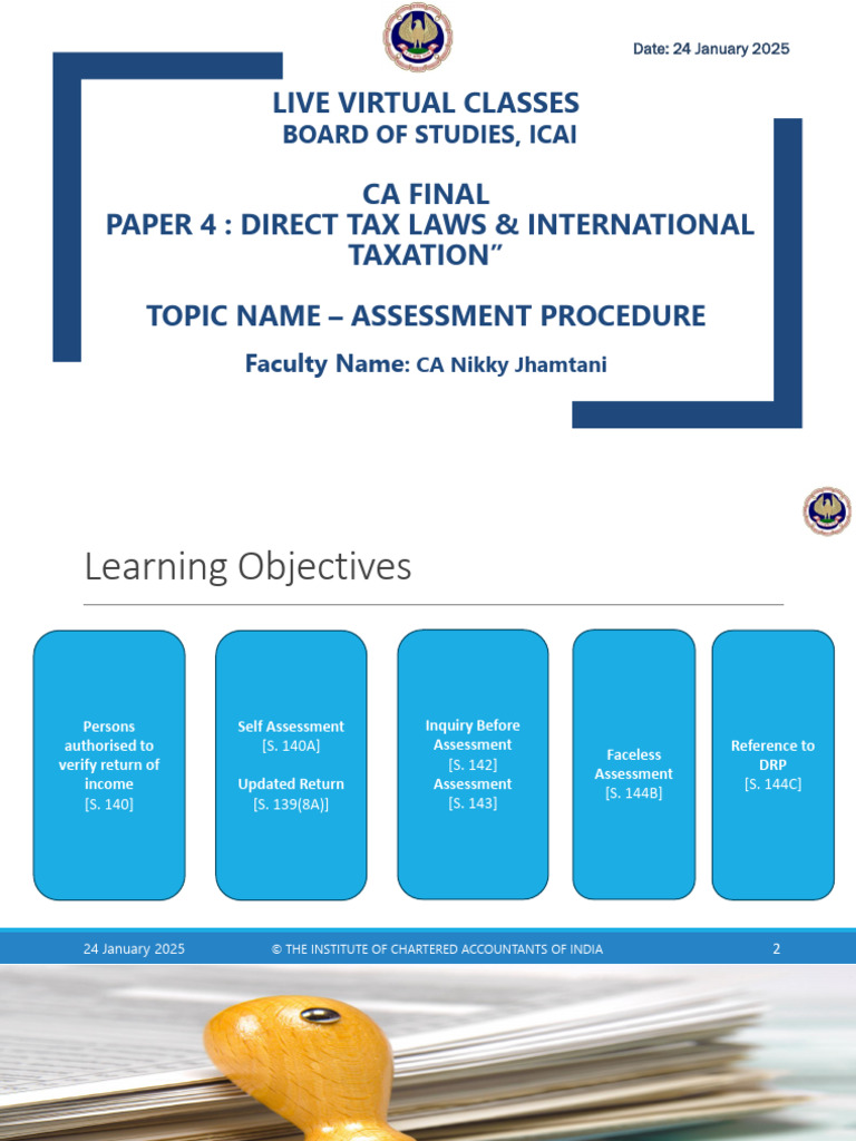 Assessment Procedure Part 2 | PDF | Income Tax | Taxes