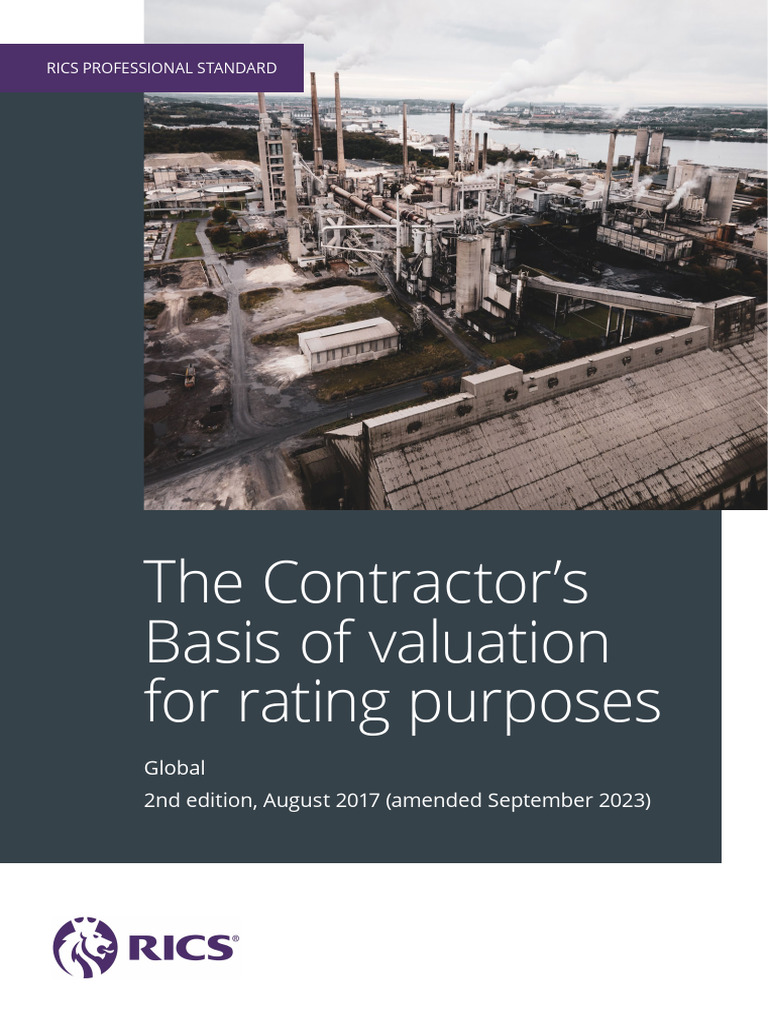 Contractors basis of valuation for rating purposes_September 2023 | PDF ...