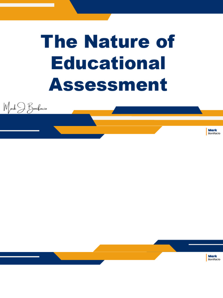 1 Introduction To Assessment | PDF | Educational Assessment | Learning