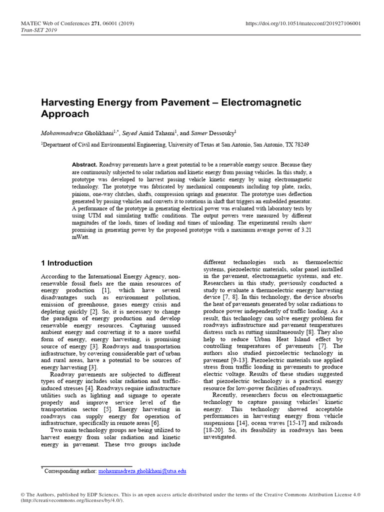 Harvesting_Energy_from_Pavement_-Electromagnetic_A | PDF | Energy ...
