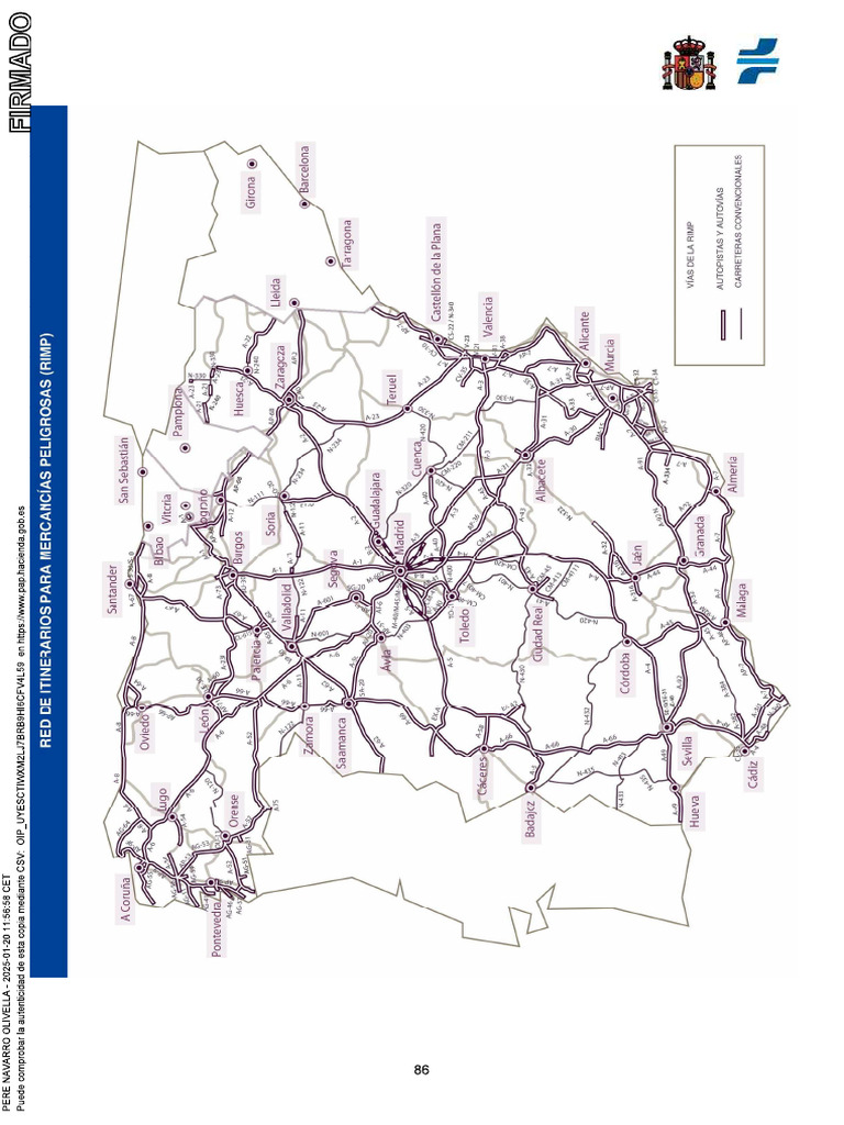 Resolucion - DGT - Medidas - Circulacion 2025 - MAPA Red de Itinerarios ...