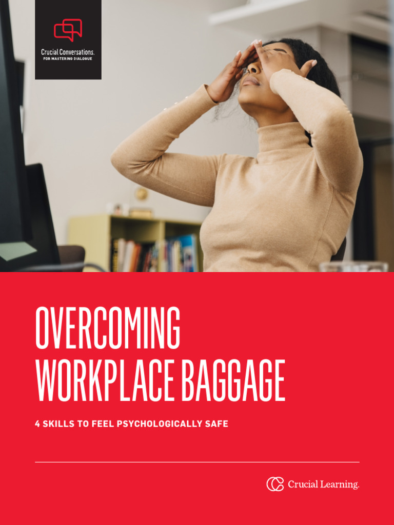 Overcoming Workplace Baggage | PDF | Emotions | Feeling
