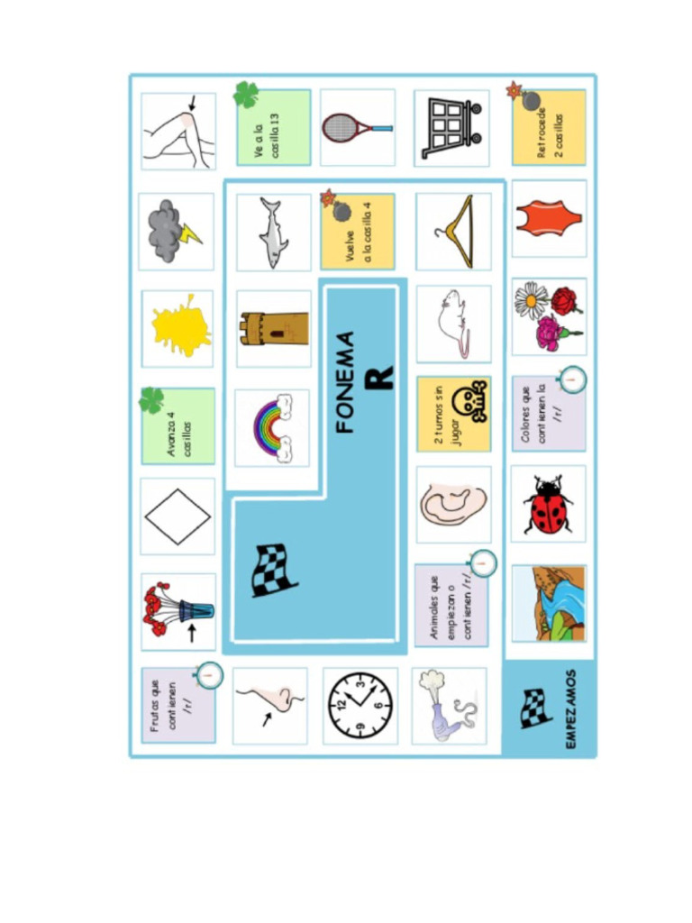 Juego Fonema R y RR | PDF
