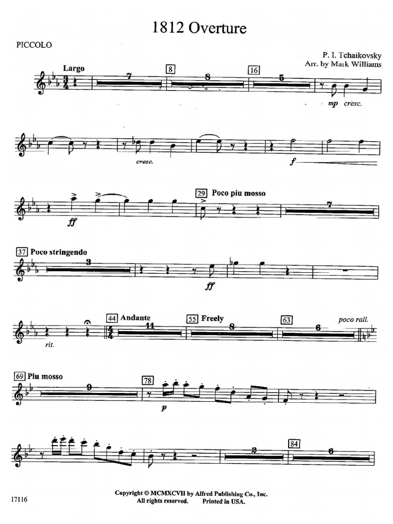 1812 Overture Stemmen Mini | PDF