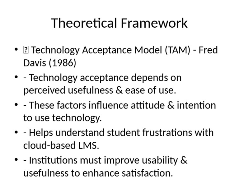 Theoretical Framework | PDF