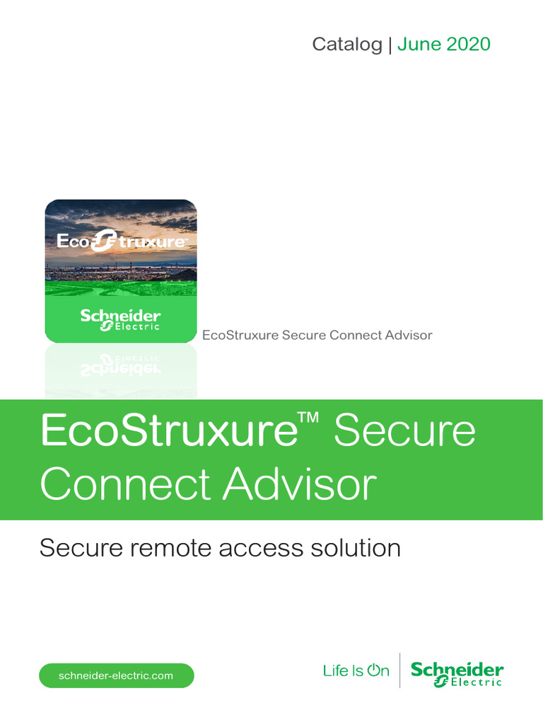 EcoStruxure Secure Connect Advisor | PDF | Programmable Logic ...