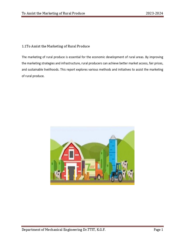 Strategies for Marketing Rural Produce | PDF | Marketing | Advertising