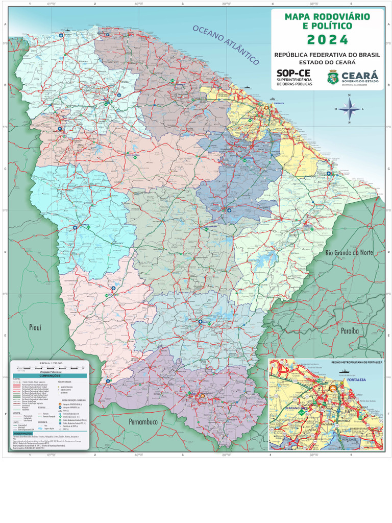 Mapa Rodoviário 2024 | PDF