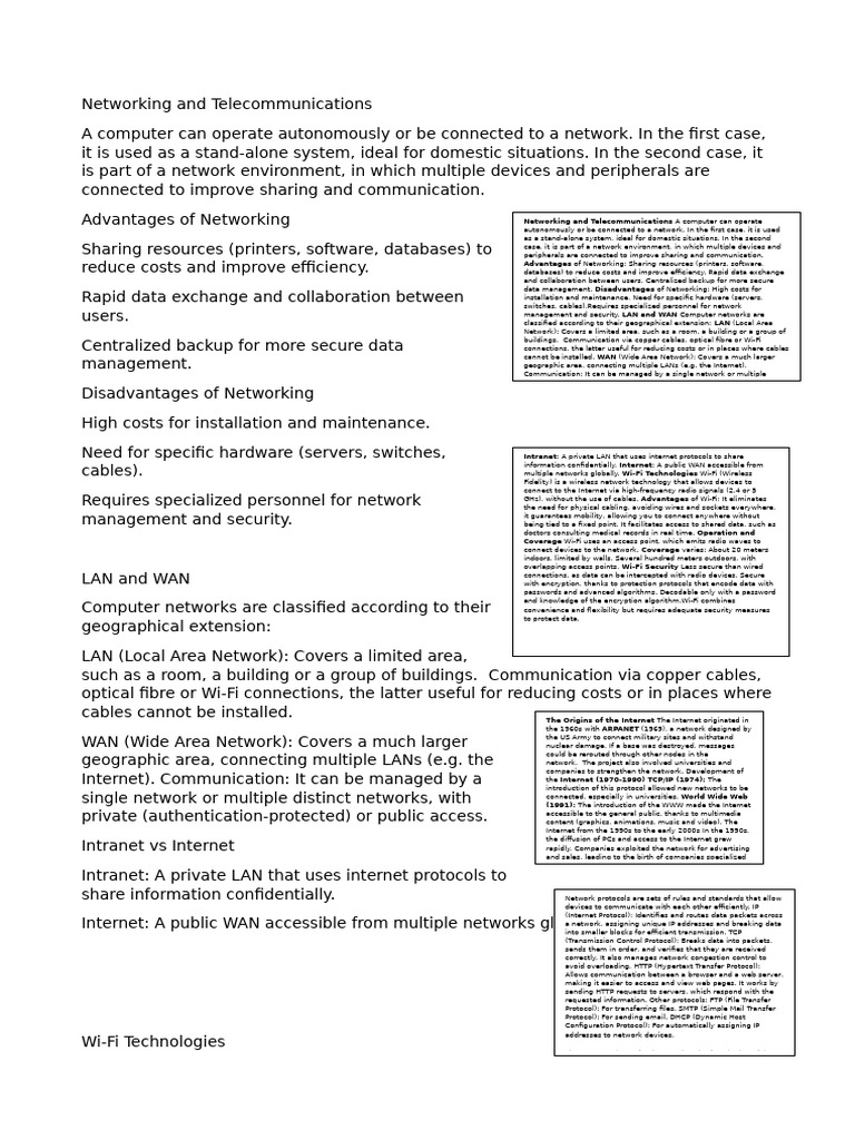 Networking and Telecommunications | PDF | Computer Network | Wi Fi