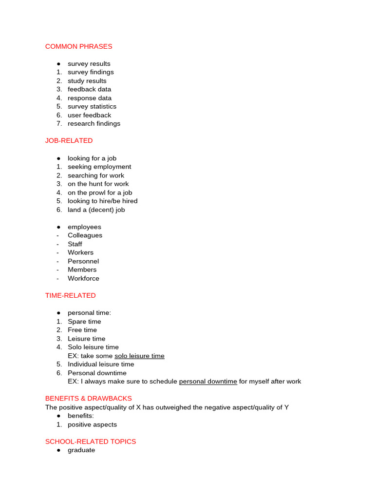 Common Phrases | PDF