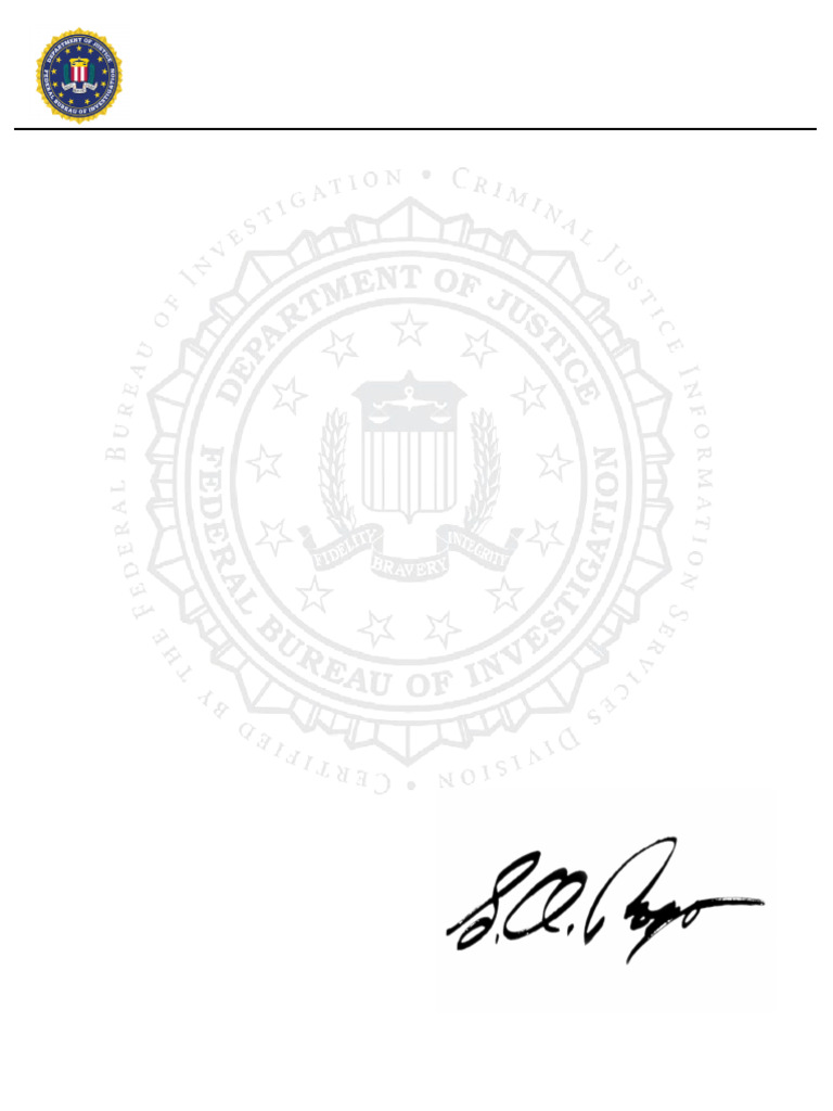 Fbi REPORT | PDF