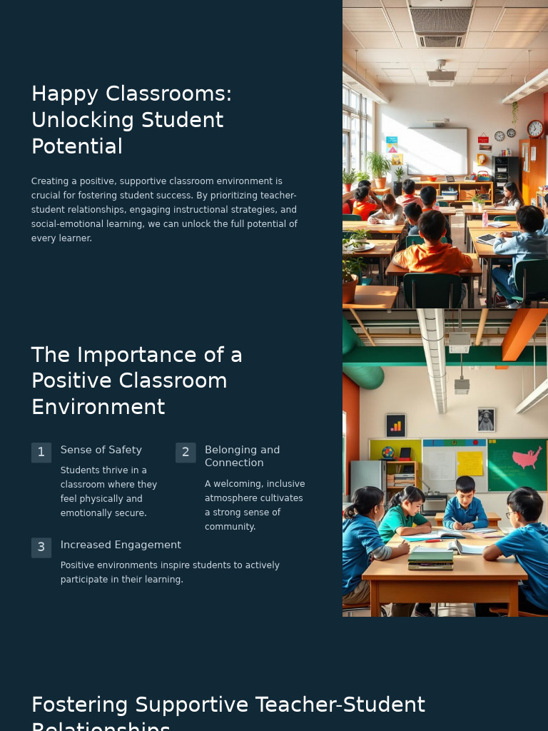Fostering Supportive Classrooms | PDF | Learning | Behavioural Sciences