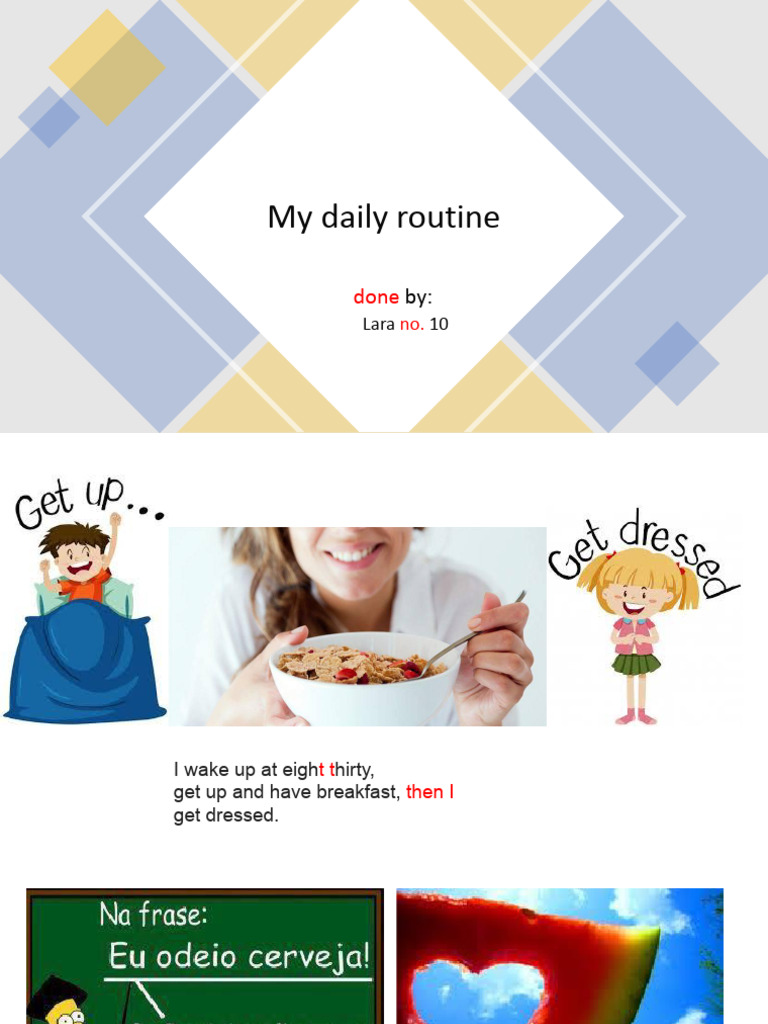 Task6-Mydailyroutine Lara | PDF