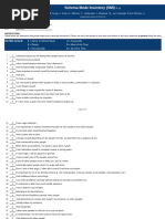 Borderline Personality Questionnaire BPQ Sample Items PDF | PDF | Mood ...