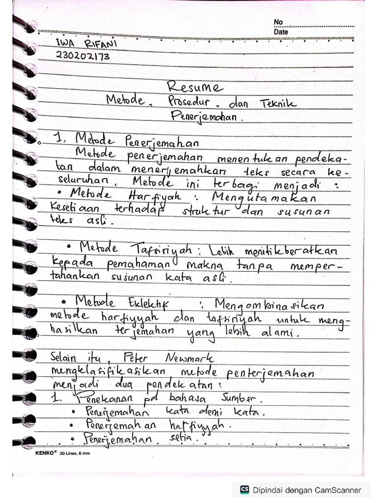 Resume Materi 5, Iwa Rifani 230202173 | PDF