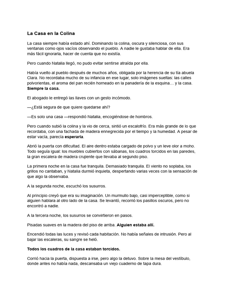 La Casa en La Colina | PDF