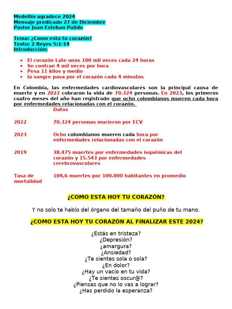 Como Esta Tu Corazon? | PDF